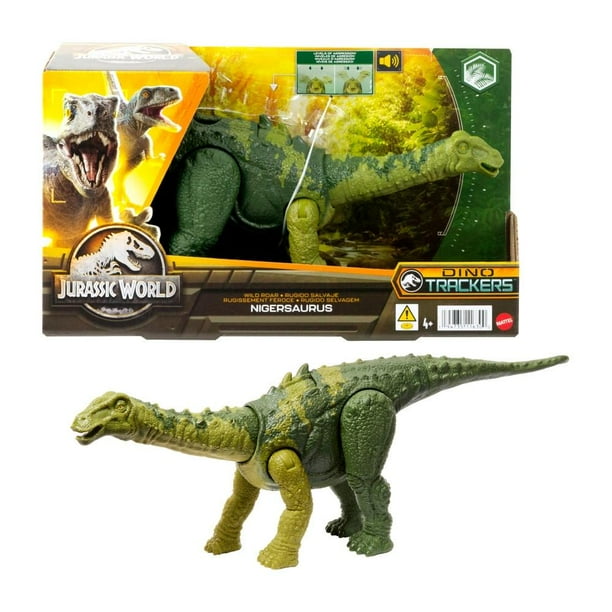 Dinosaurio De Juguete Mattel Jurassic World Nigerasaurus Rugido Salvaje