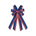 Cififendec 4th of July Patriotic Bowknot, 20.86"*11.4"", Independence ...