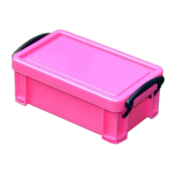 Colorful Furnishing Storage Lock Box Latch Box Container Case Box Pink ...