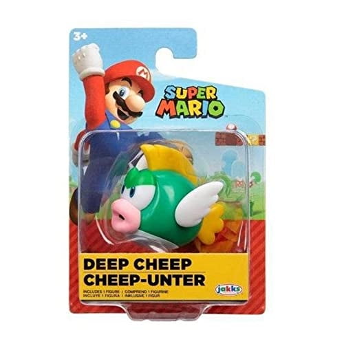 Figura de acción Super Mario Deep Cheep 2.5 de Jakks Pacific | Walmart ...