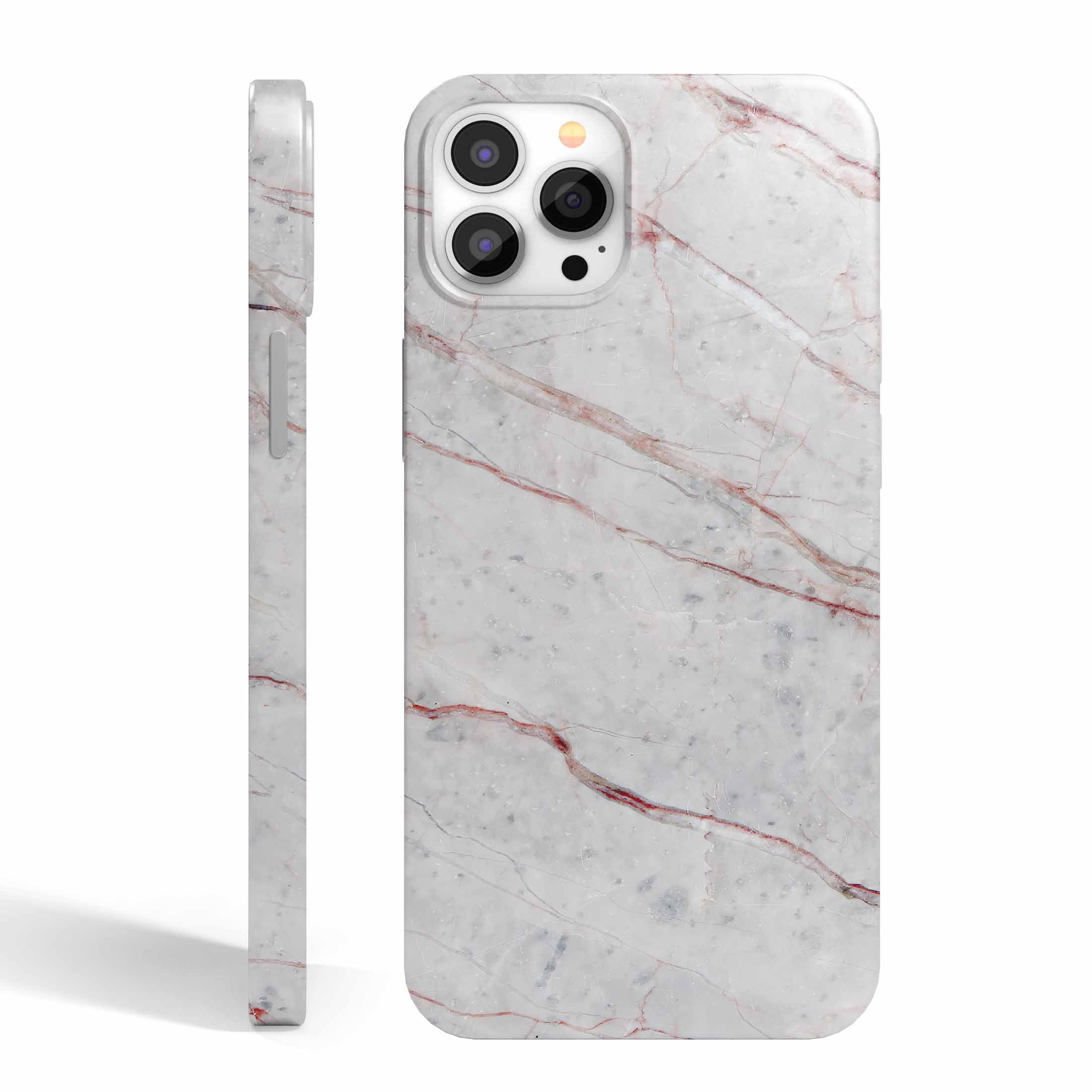 Tobelint Real Marble Texture Case for iPhone 14 Pro Max, Slim Full ...