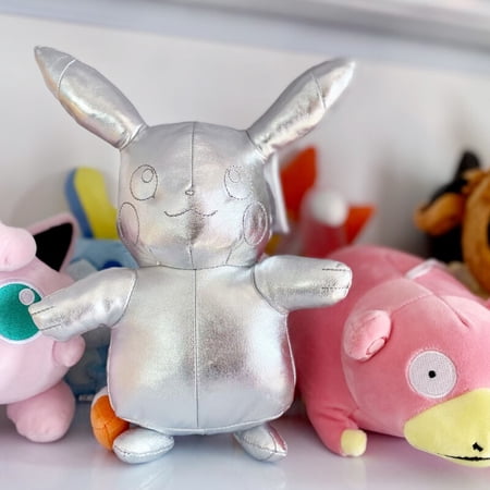 Pokemon Pikachu Plush Toys Stuffed Silver Limited Edition Japan Movie ...