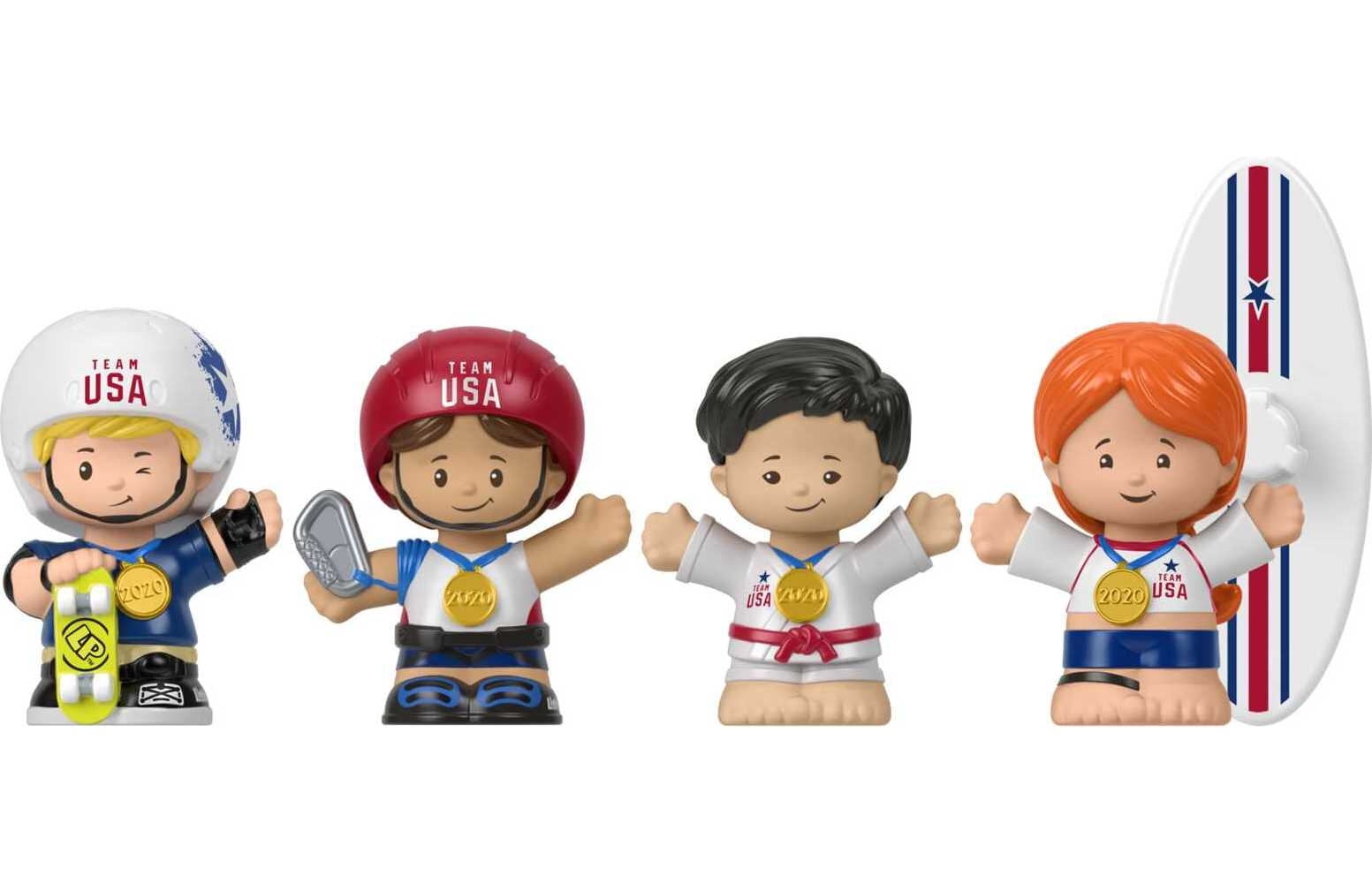 Fisher-Price Little People Collector Team USA 2020 Sports Set - Walmart ...