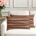 Brown Wood Board Pillow Covers Set of 4, Farmhouses Vintage Barn Theme ...