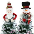Cheer US Christmas Tree Topper Snowman Top Hugger for Winter Wonderland ...