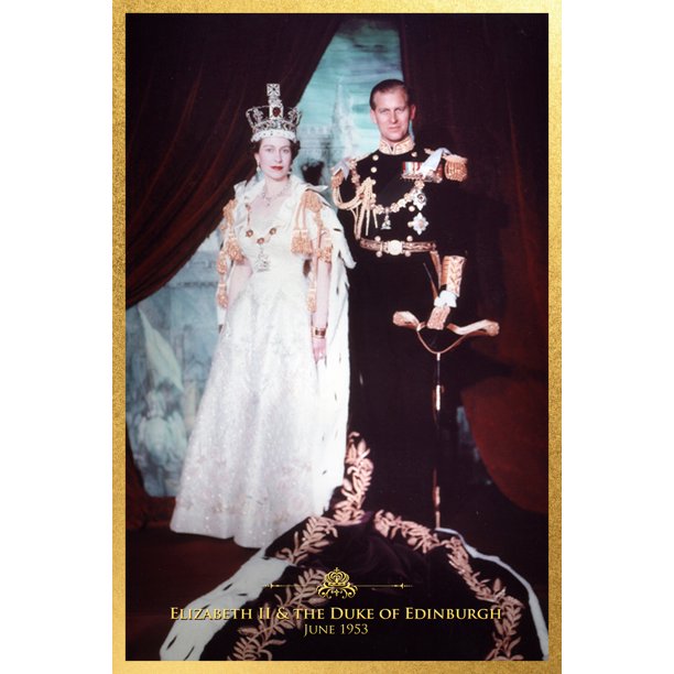 Queen Elizabeth II and Prince Philip Duke of Edinburgh Coronation ...