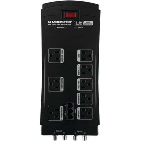 Monster Home Theater Surge Protector with 8 Outlets JP800 | Walmart Canada