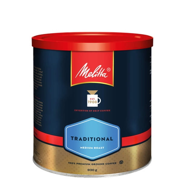 MELITTA Traditional Medium Roast Ground Coffee, 100% Arabica Coffee ...