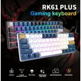 RK ROYAL KLUDGE RK61 Plus Wireless Mechanical Keyboard 60% Gaming ...