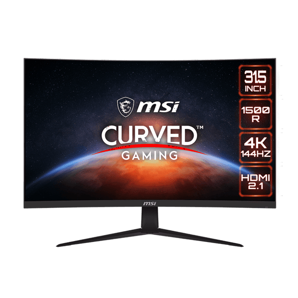 MSI 31.5" 4K Curved Gaming Monitor, G321CU, 144Hz 1ms - Walmart.ca
