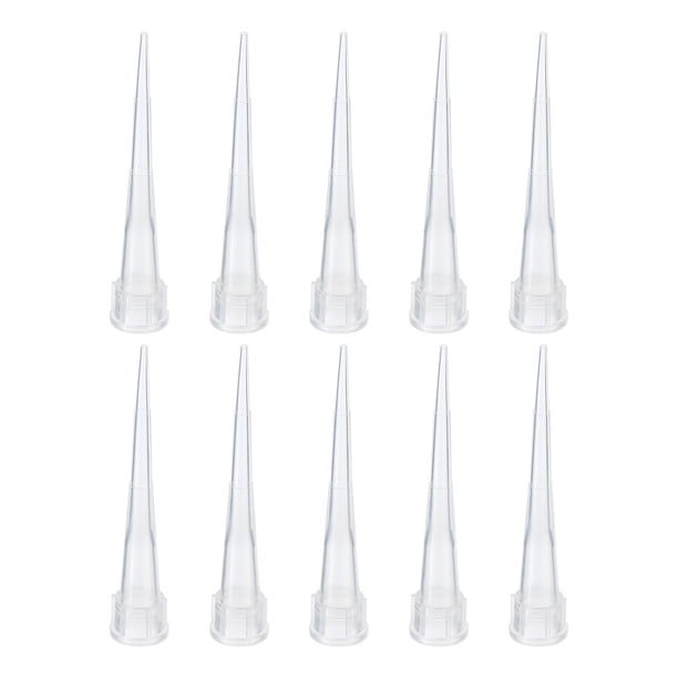 Uxcell 10ul Pipette Tips, 500 Pcs Plastic Autoclavable Universal Liquid ...