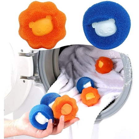 washing Machine Hair Remover Ball, Sponge Hair Removal Washing Machine ...