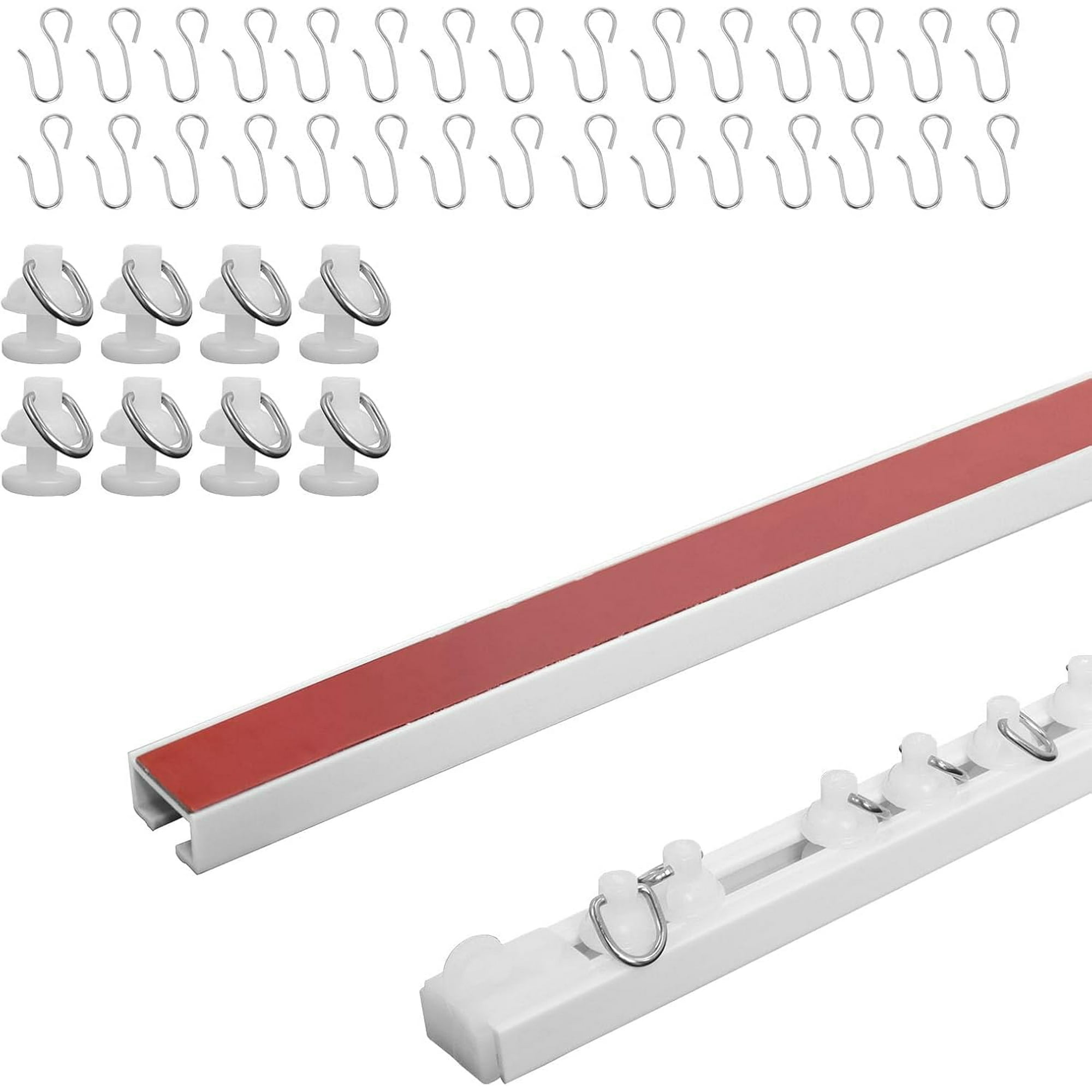 Click here for Salafire 32inch Adhesive Curtain Track  Self-Adhes... prices