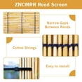 Sekkvy Natural Reed Fence 16.5ft×4ft, Eco-Friendly Privacy Screen ...