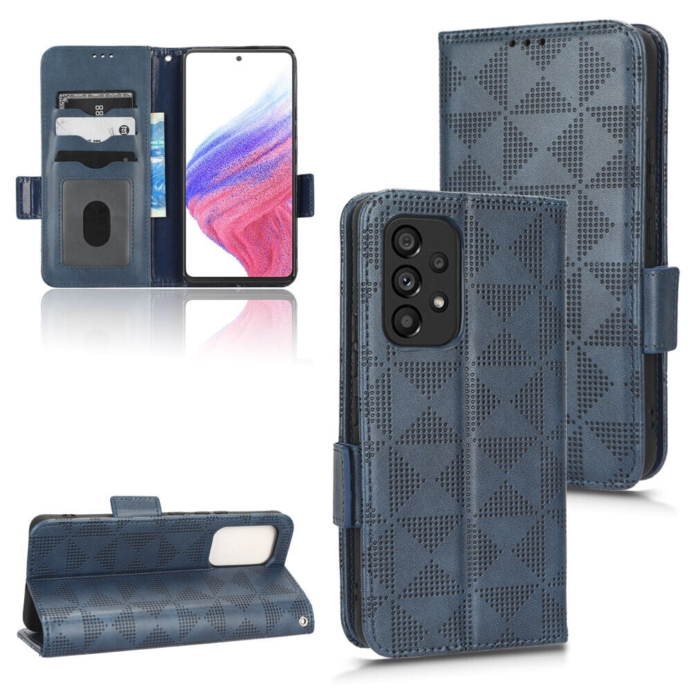 Samsung Galaxy A53 5G Case , Leather Wallet Cover Magnetic Full Body ...