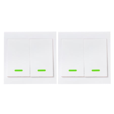 FlyFlise 2PCS eWeLink Push Button Wall Light Switch Remote Controller ...