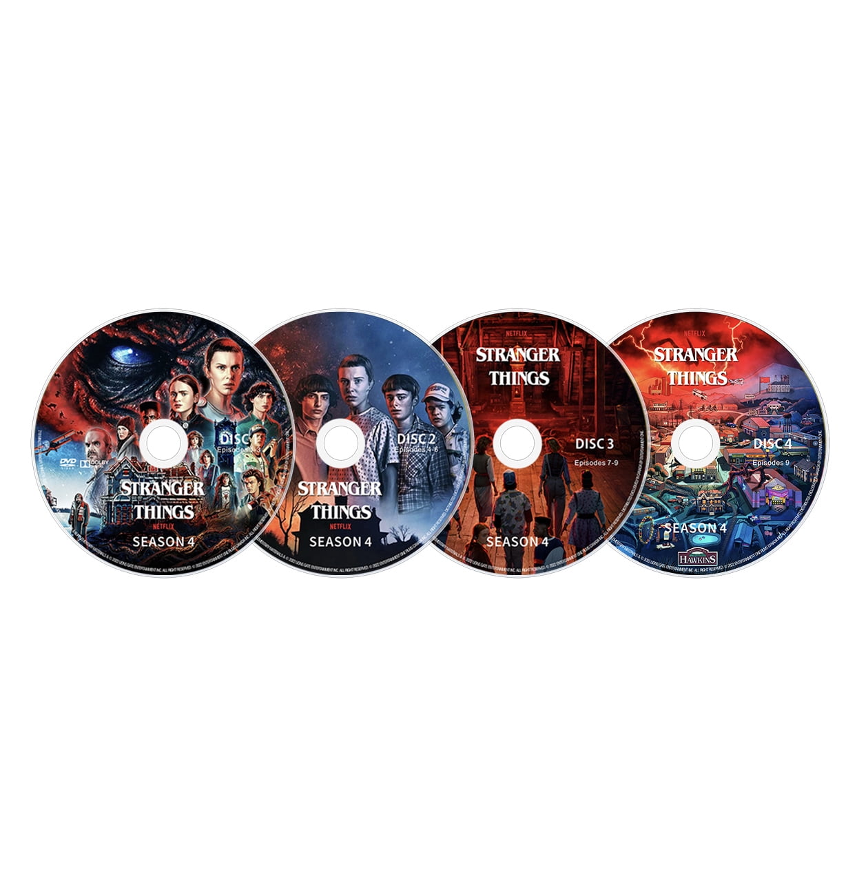 Buy STRANGER THINGS: The Complete Series Seasons 1-4 Box Set New Free ...