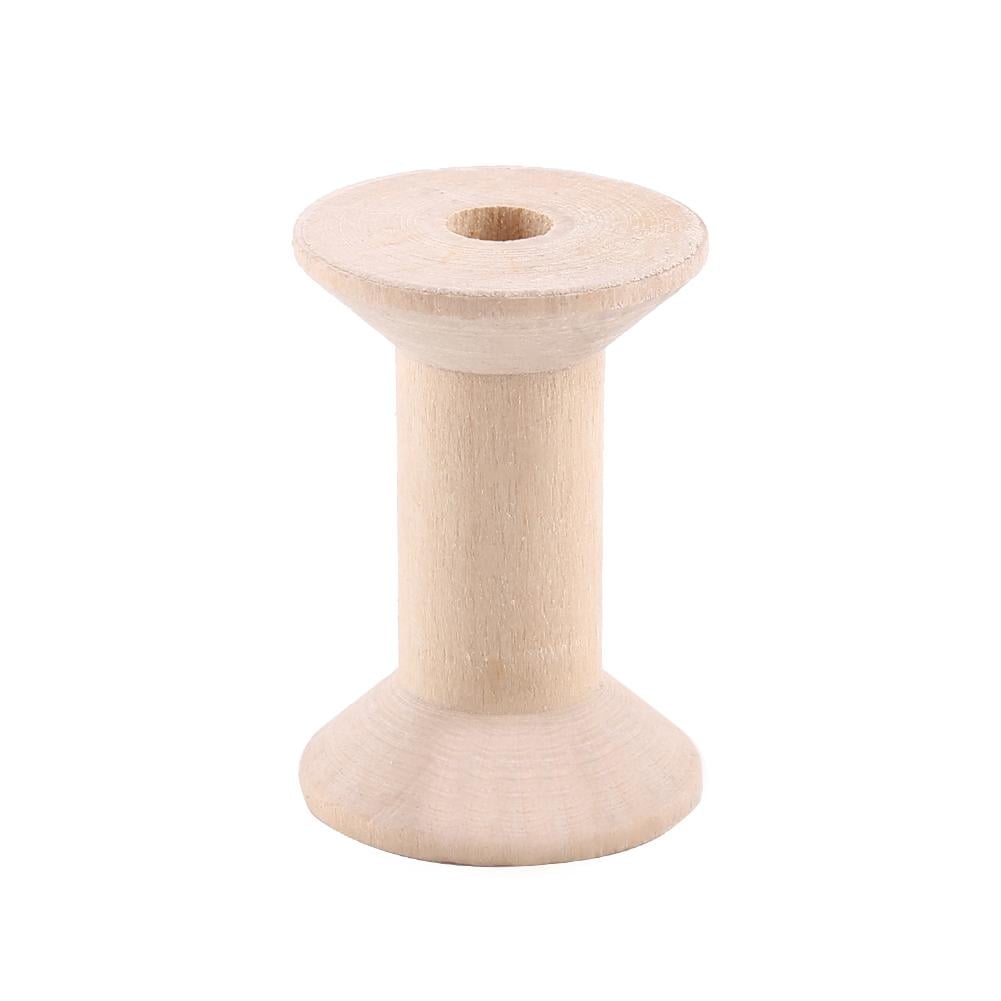 Click here for Qiilu Wooden Empty Thread Spools  Natural Wood Col... prices