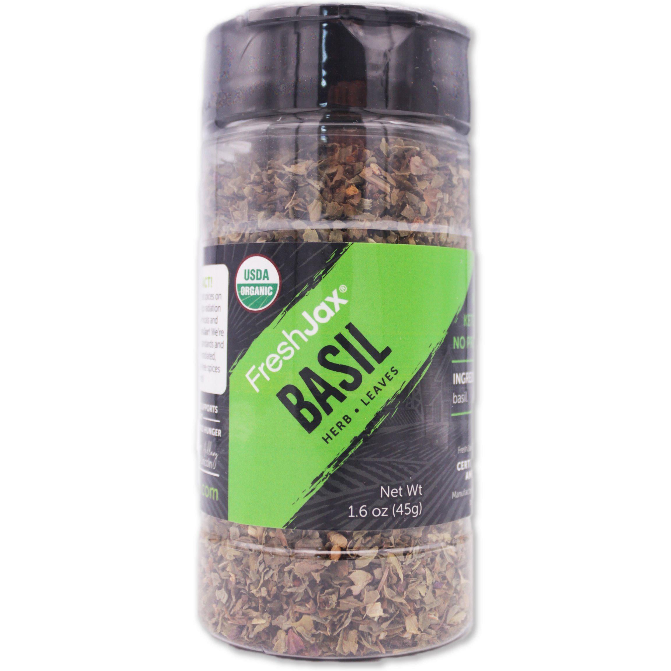FreshJax Organic Dried Basil - 1.6oz - Walmart.com
