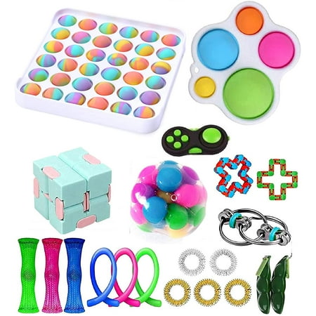 25Pcs Fidget Toys Pack, Cheap Sensory Fidget Toys Set Figetget Toys ...