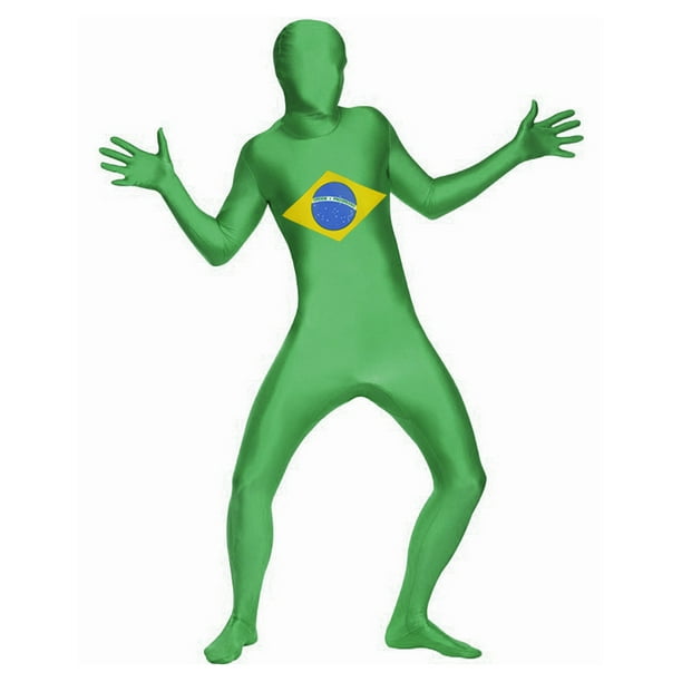 AltSkin Full Body Spandex World Cup Zentai Suit - Brazil Flag Design ...