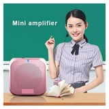 Portable Mini Audio Voice Amplifier Megaphone Booster With Wired ...