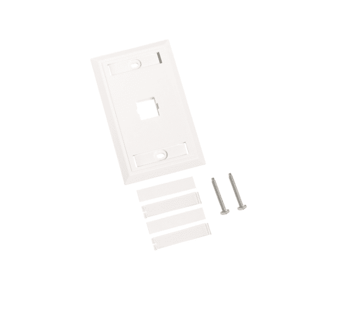 CommScope - Modular Wall Plate for One (1) Outlet - Walmart.com