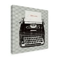 Trademark Fine Art 'Vintage Analog Typewriter' Canvas Art by Michael ...