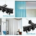 KOLAKO Ceiling Curtain Track, Flexible Curtain Track Ceiling Wall Mount ...
