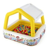 Intex Inflatable Ocean Scene Sun Shade Kids Pool, 5ft x 48in, Swimming ...