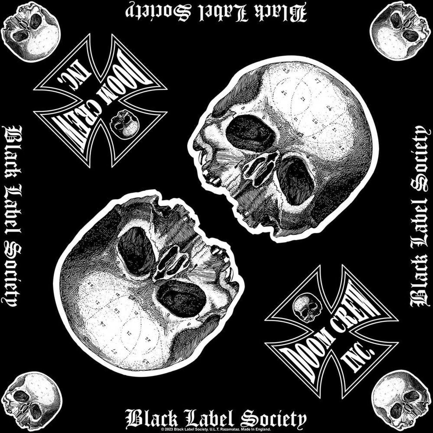 Click here for Black Label Society Adult Doom Crew Bandana One Si... prices