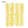 Uxcell 2Pcs Felt Letter Board Letters Numbers Symbols 3/4 Inch Bright ...