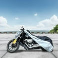 "Universal Waterproof Motorcycle Cover, Outdoor Protection, Fits 96 ...