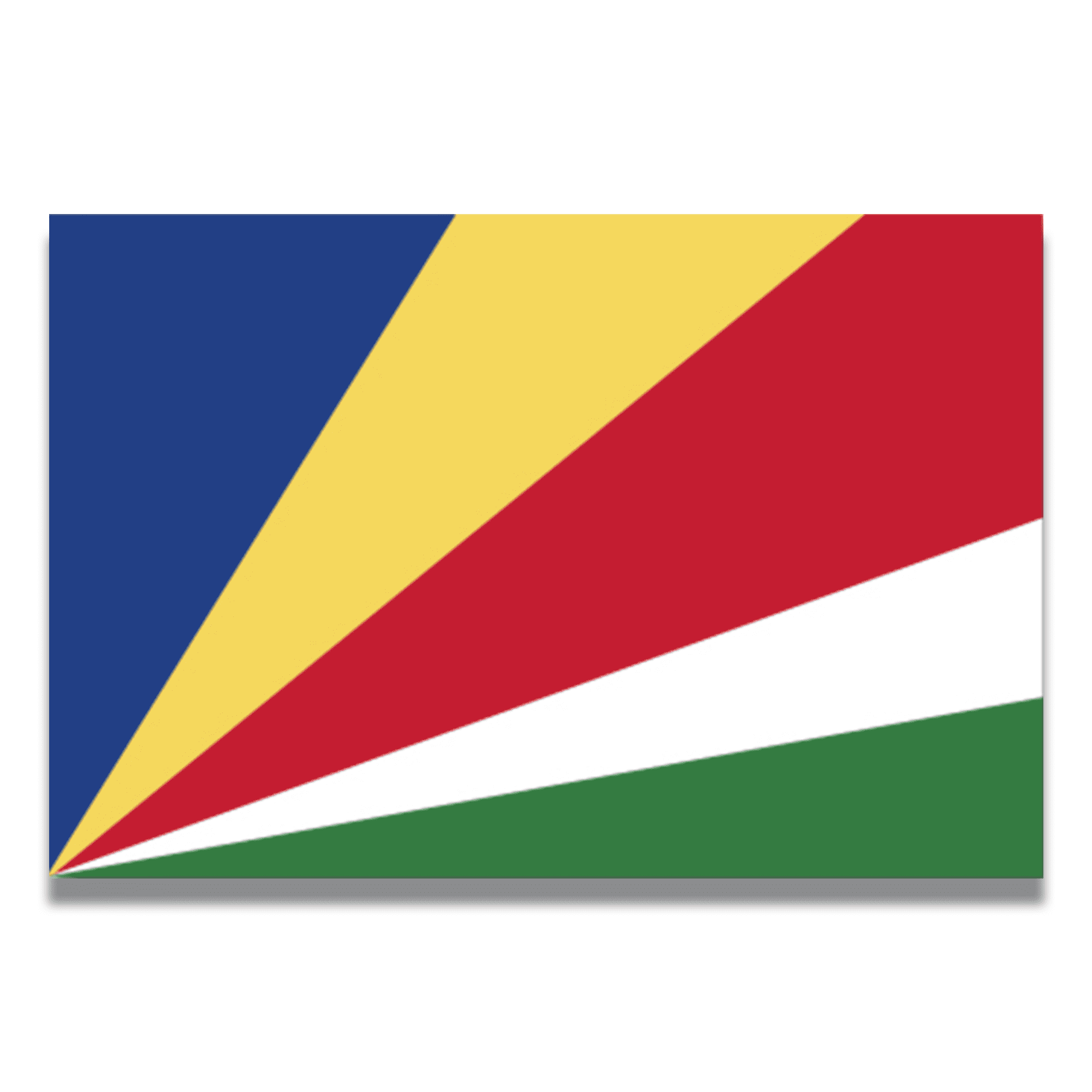Magnet Me Up Seychelles Seychellois Creole Flag Vinyl Automotive Magnet ...