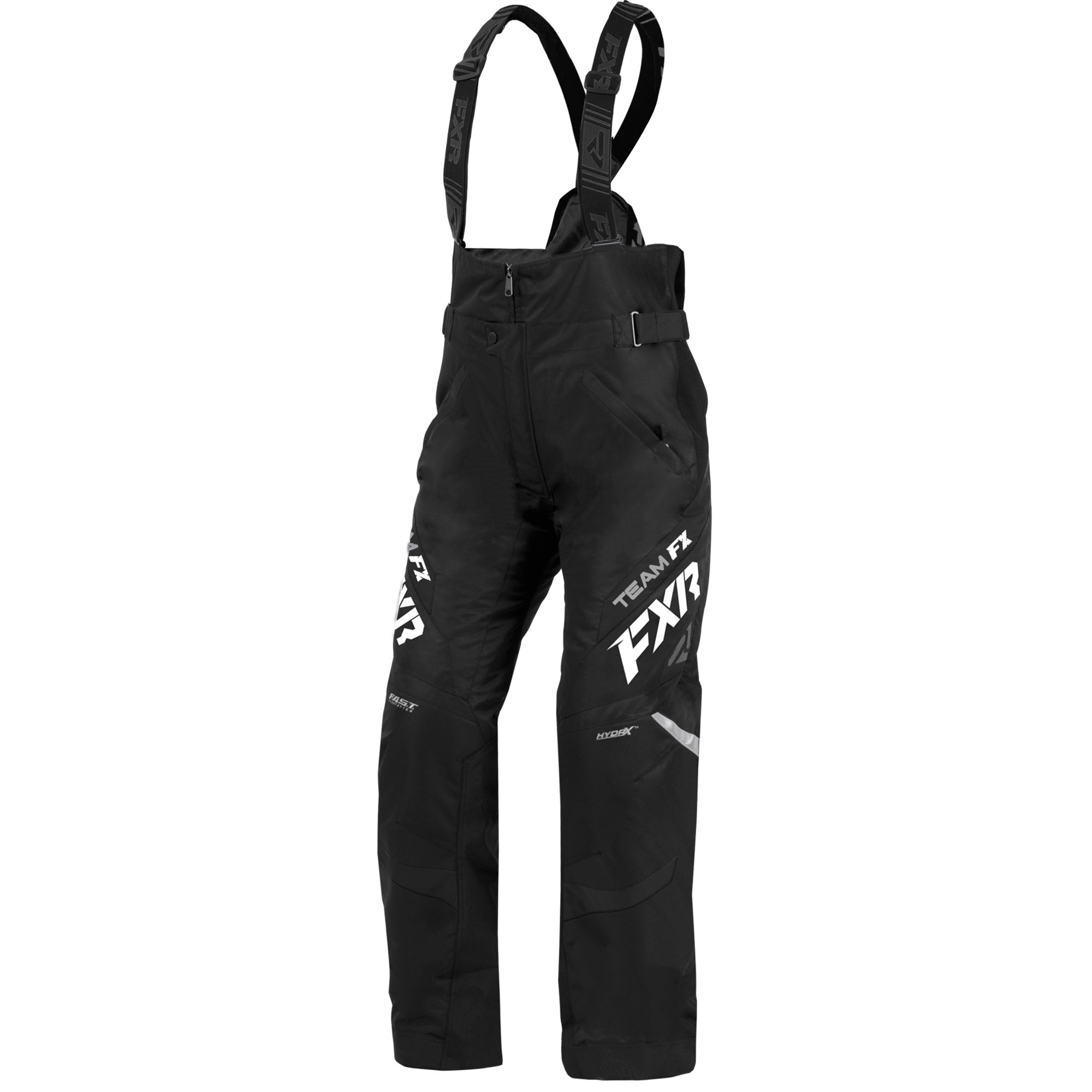 FXR Womens Team FX Snowmobile Pants HydrX Pro F A S T Black White Snow fxr-womens-team-fx-snowmobile-pants-hydrx-pro-f-a-s-t-black-white-snow
