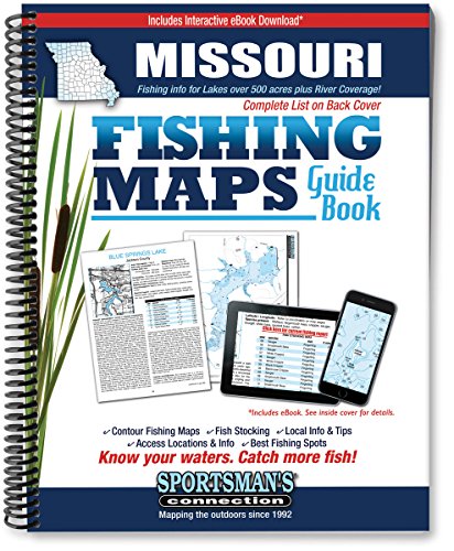 Pre-Owned Fishing Maps from Sportsman's Connection: Missouri Large ...