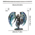 Anime Handsome Winged Knight 2D Flat Acrylic Garden Decoration Pendant ...