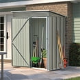 Topcobe 5ft W x 3ft L Garden Shed, Outdoor Storage Shed, Corrosion ...