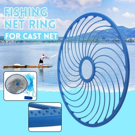 45CM/18inch Fishing Net Ring Fly Disk For Hand Easy Throw Casting ...