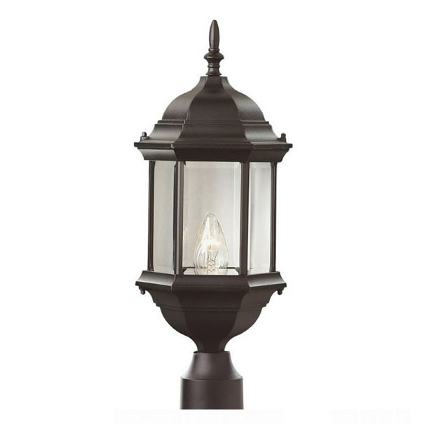 Trans Globe Lighting 4352 1 Light Up Lighting Hexagon Outdoor Post ...