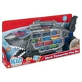 Kid Connection Shark Figure and Vehicle Transporter Play Set, 18 Pieces ...