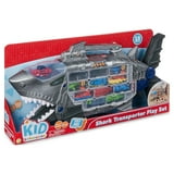 Kid Connection Shark Figure and Vehicle Transporter Play Set, 18 Pieces ...