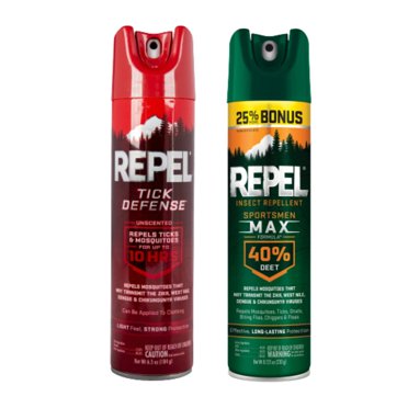 Repel Insect Repellent Sportsmen Max Formula 40% DEET, 2-6.5-oz ...
