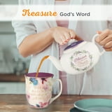 Christian Art Gifts Large Ceramic Cute Inspirational Scripture Teapot ...