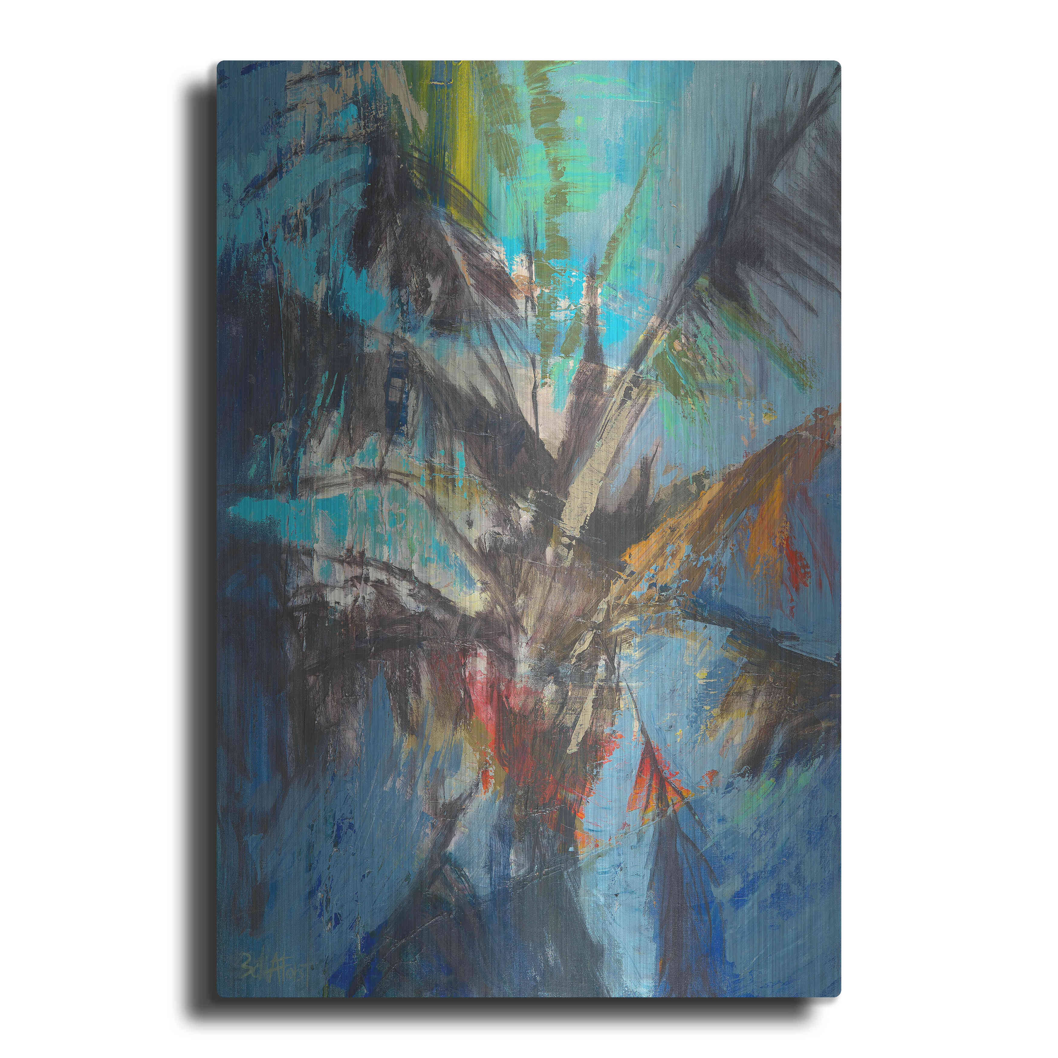 Luxe Metal Art 'Palm Sunday' by Beth Forst, Metal Wall Art, 12"x16 ...