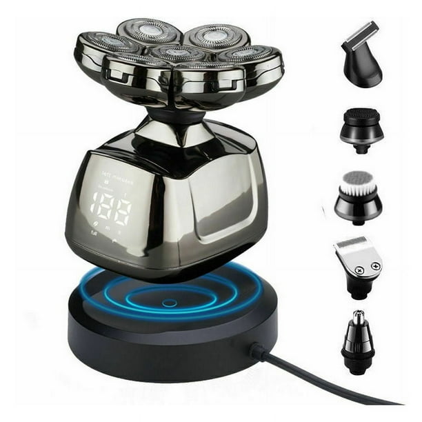 Afeitadoras eléctricas para hombres, afeitadoras de cabezal rotatorio 6 ...