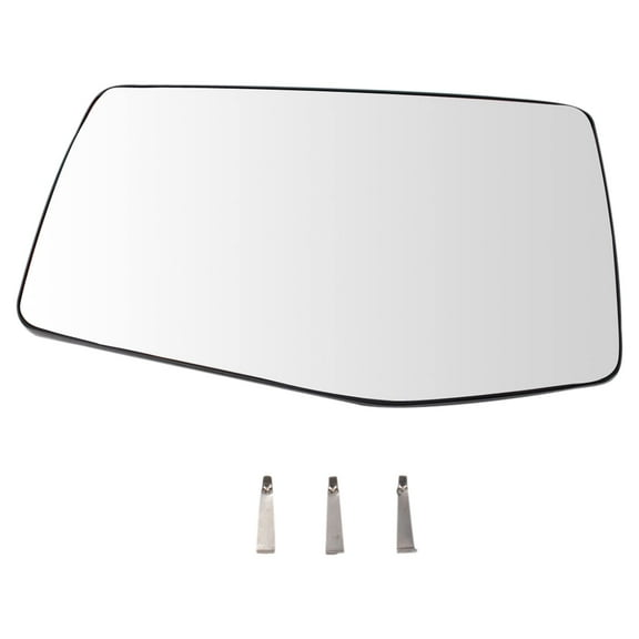 TRQ Mirror Glass Power W/Backing Plate RH for Chevy Silverado GMC ...