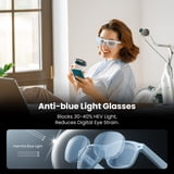 weariQ Smart Audio Glasses - 10H Battery, Blue Polarized UV Lenses ...
