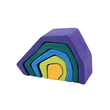 Stacker Wood Building Blocks Set for Kids Stacking Toys Game ...