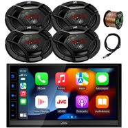 Pioneer 6.8'' Touchscreen Double-DIN Receiver with Bluetooth, CarPlay, Radio, AUX - Walmart.com
